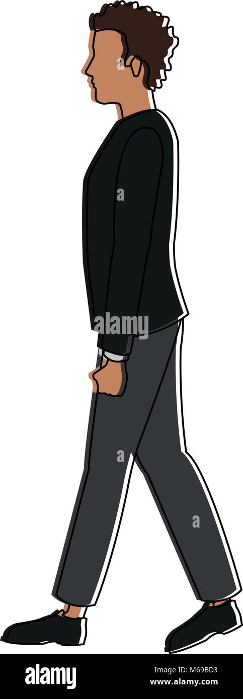 Walking Man Vector Stock Photos & Walking Man Vector Stock Images - Alamy