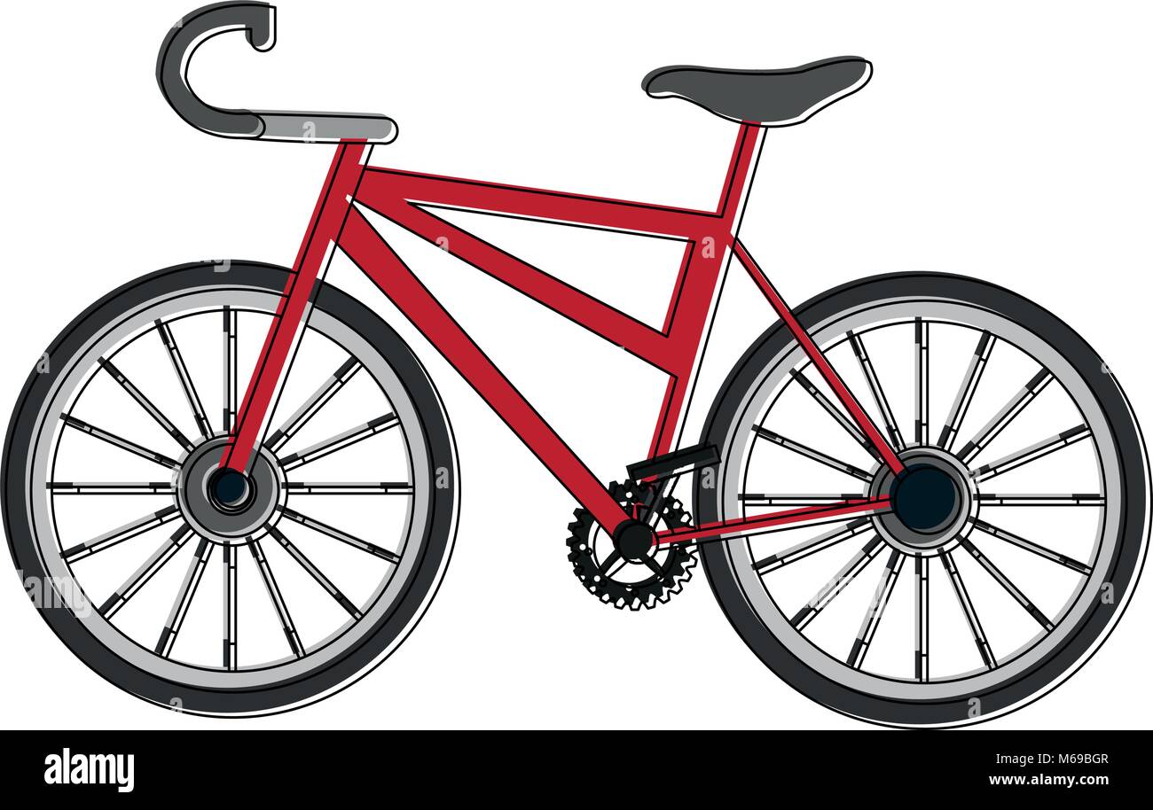 Bike vehicle cartoon Stock Vector Image & Art - Alamy