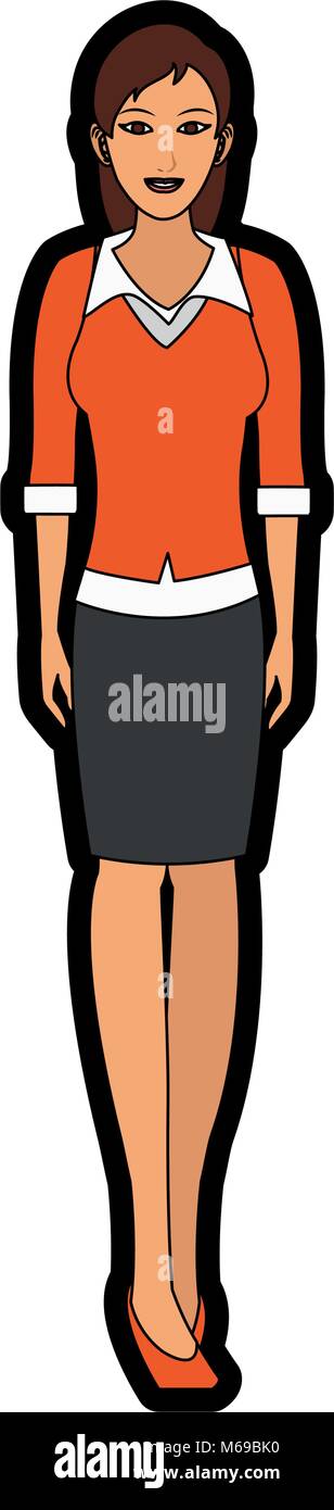 Business woman cartoon Stock Vector Image & Art - Alamy