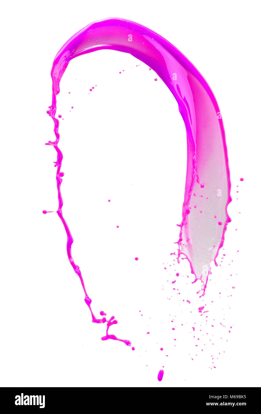 Pink paint splash hi-res stock photography and images - Alamy