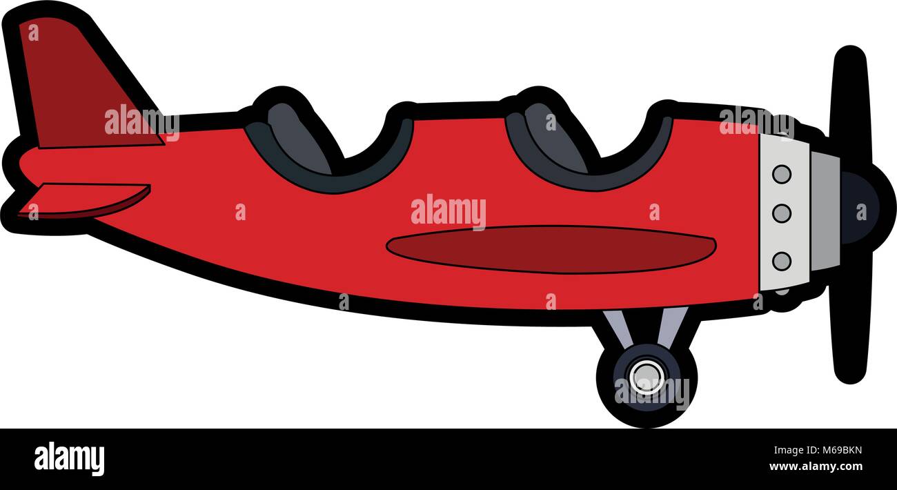 Vintage airplane cartoon Stock Vector Image & Art - Alamy