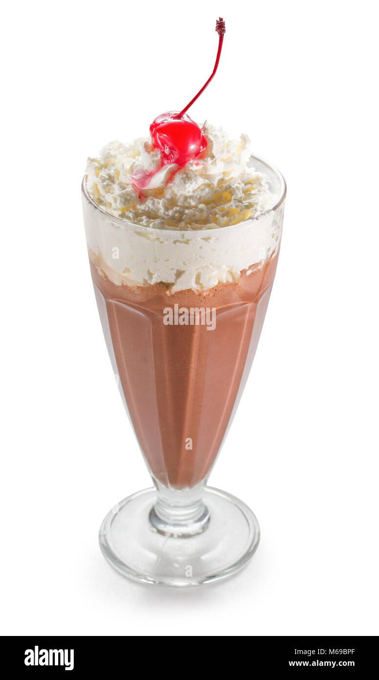 Ice cream milkshake in Cut Out Stock Images & Pictures - Alamy