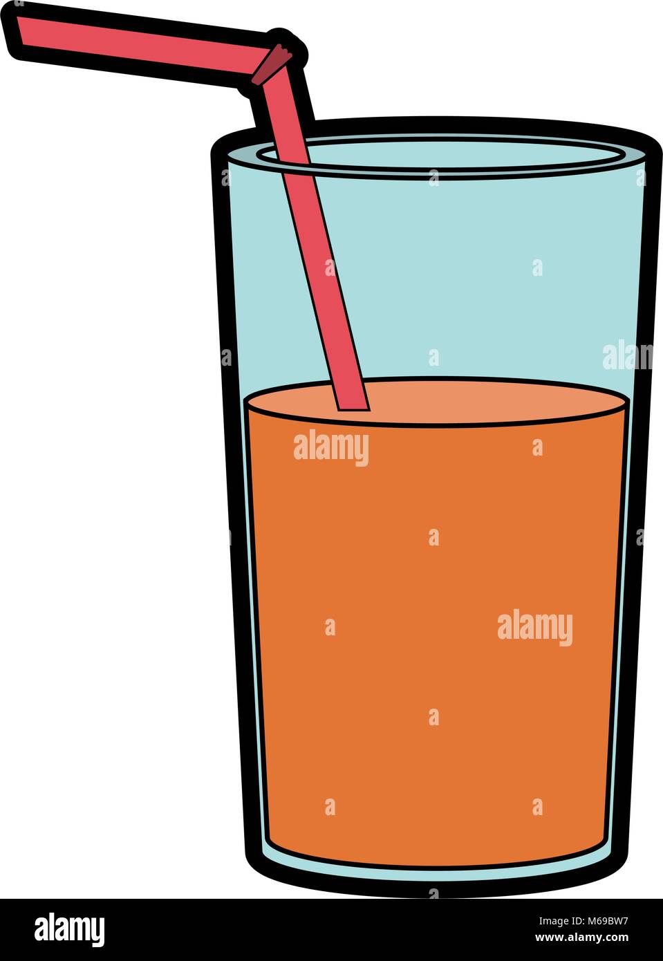 Juice glass cup Stock Vector Image & Art - Alamy