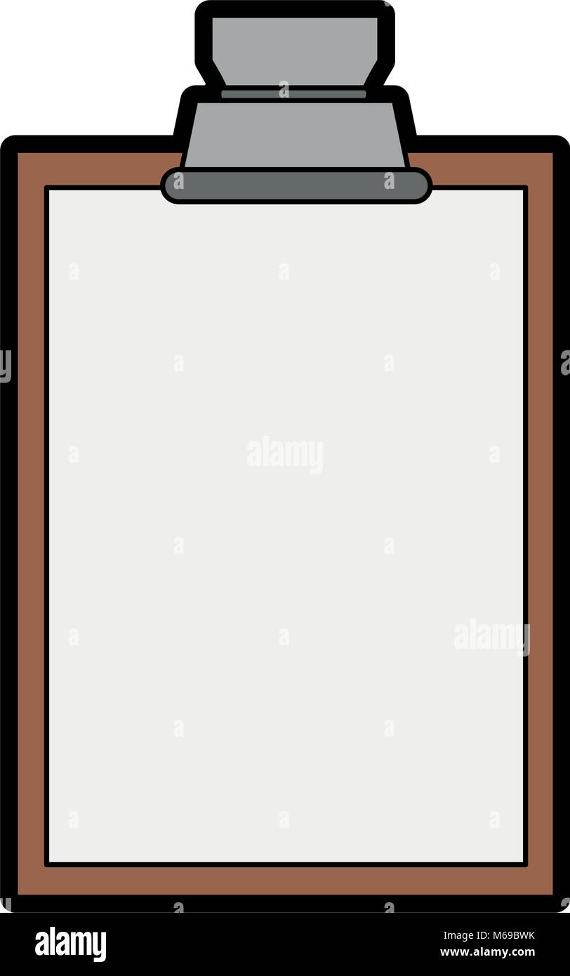 Document board isolated Stock Vector Image & Art - Alamy