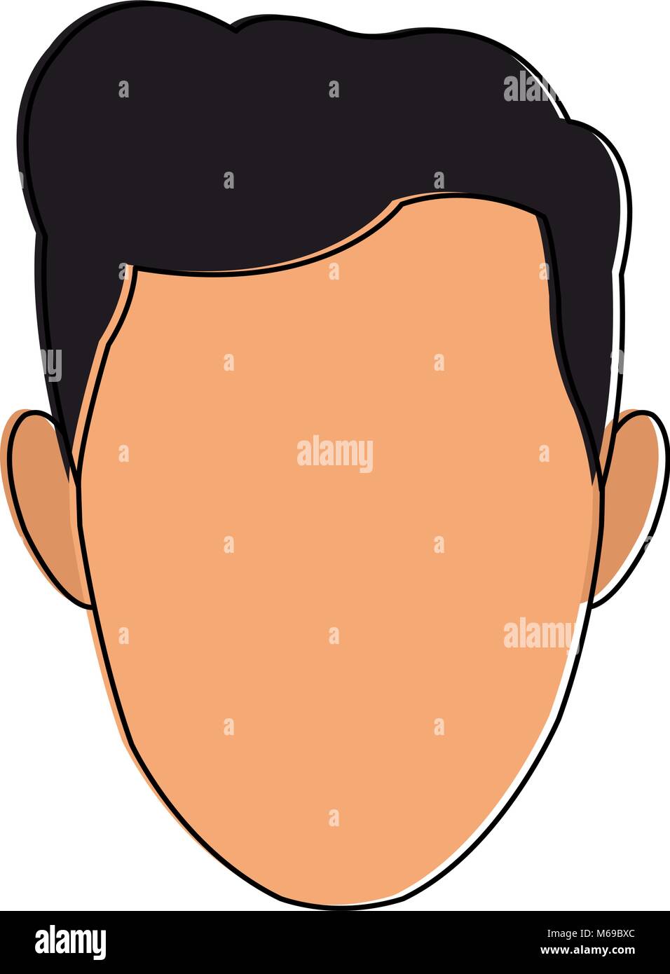 Man faceless cartoon Stock Vector Image & Art - Alamy