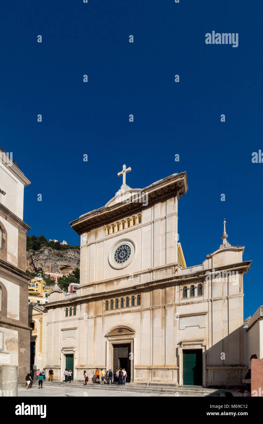 Church of Santa Maria Assunta, Positano, Amalfi coast, Italy Stock ...