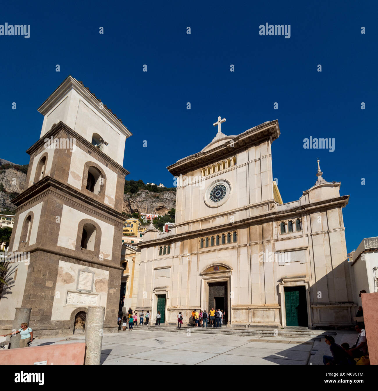 Church of Santa Maria Assunta, Positano, Amalfi coast, Italy Stock ...
