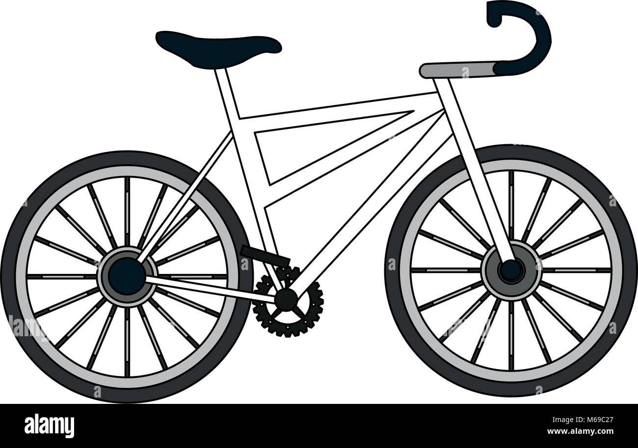 Bike vehicle cartoon Stock Vector Image & Art - Alamy