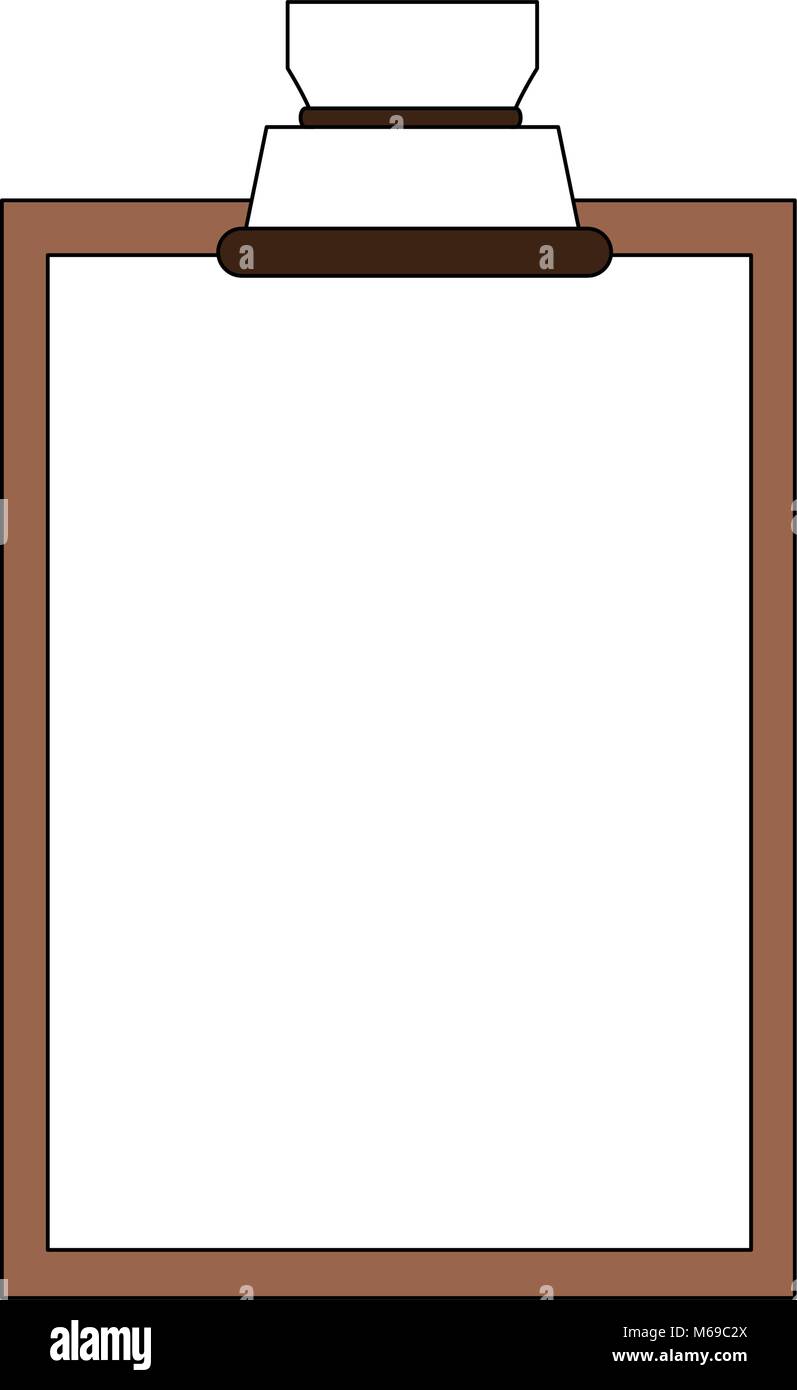 Document board isolated Stock Vector Image & Art - Alamy