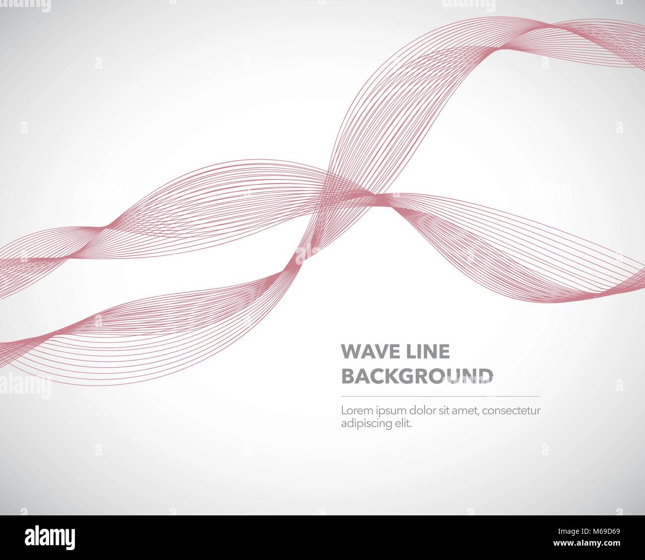 Elegant abstract vector wave line futuristic style background template Stock Vector Image & Art ...