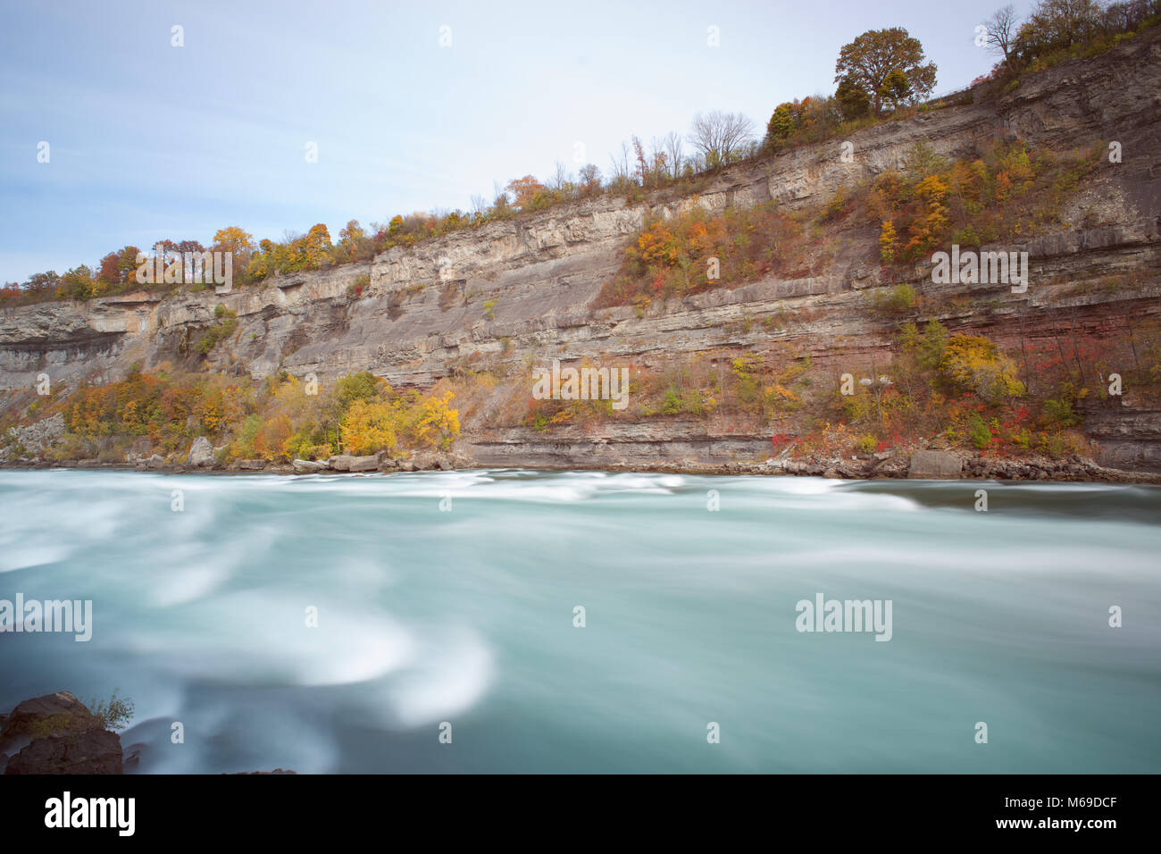 The rapids in the Niagara River above the Whirlpool, Niagara Falls ...