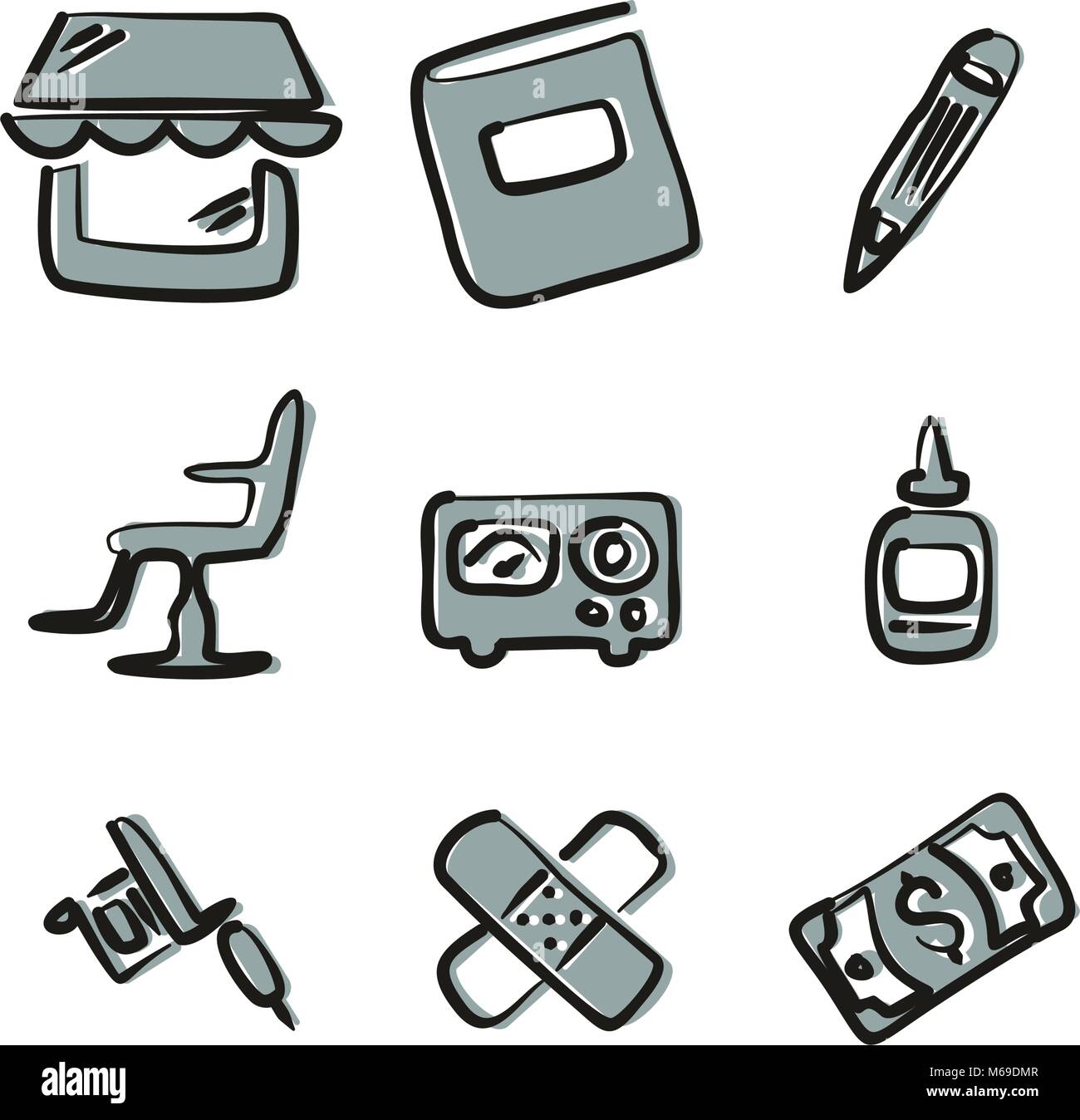 Bandage plaster color icon Stock Vector Images - Alamy