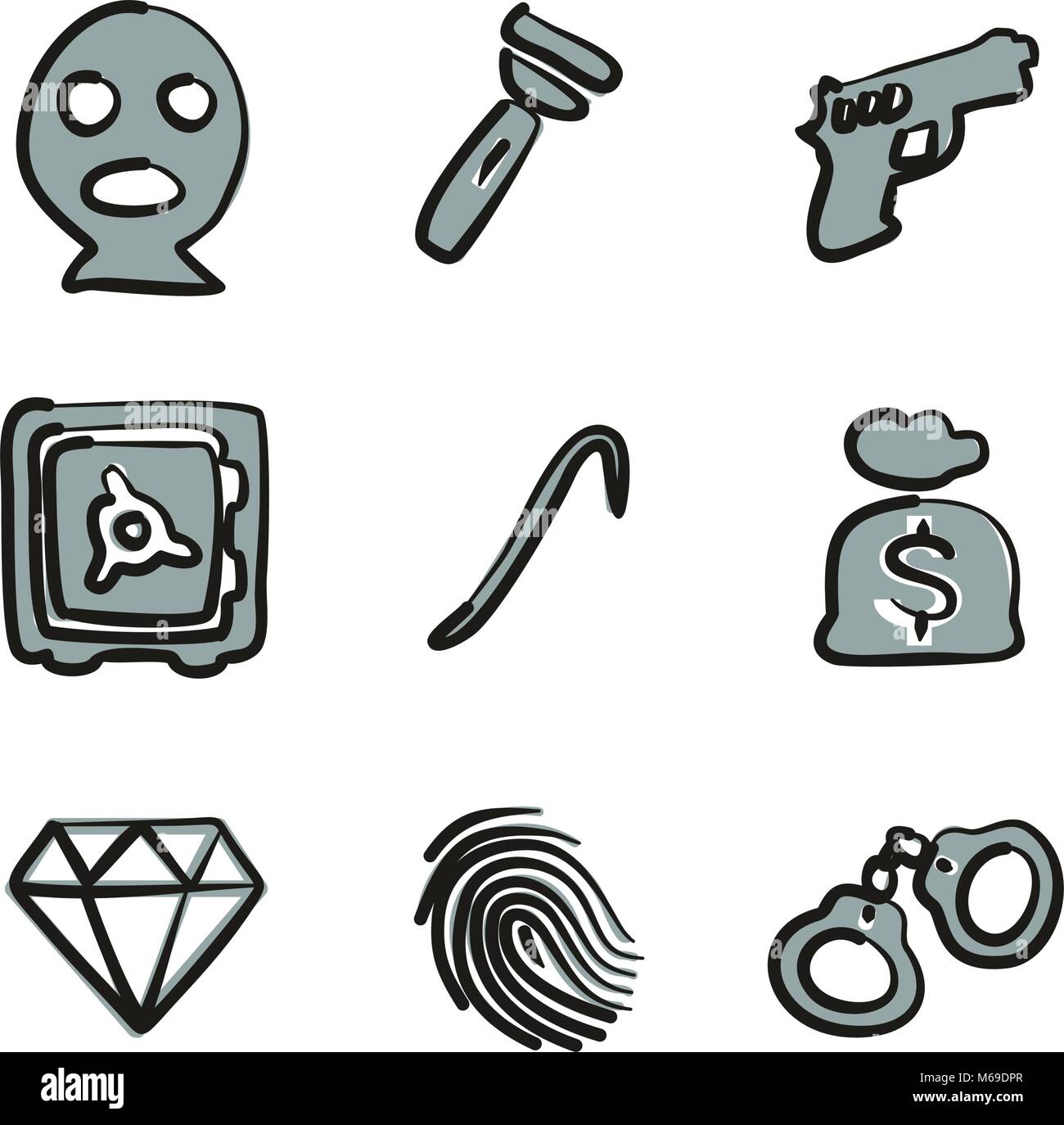 Burglar diamond thief hi-res stock photography and images - Alamy