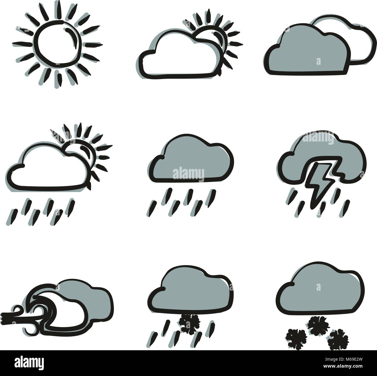 Winter summer color icon Stock Vector Images - Alamy