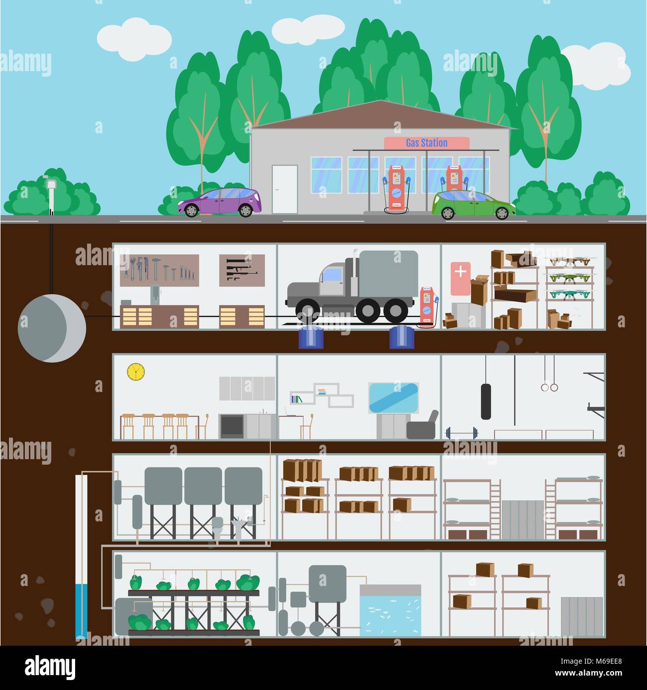Doomsday bunker hi-res stock photography and images - Alamy