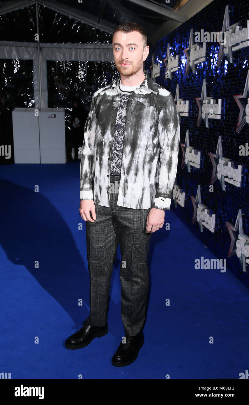 Sam Smith attends The Global Awards, a brand new awards show hosted by ...