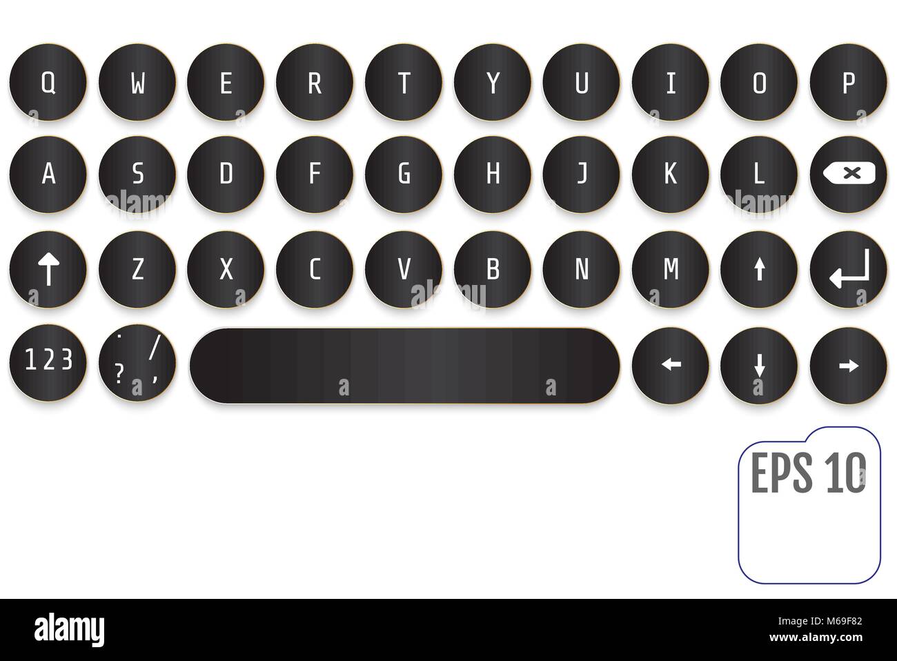 Typewriter macro Stock Vector Images - Alamy