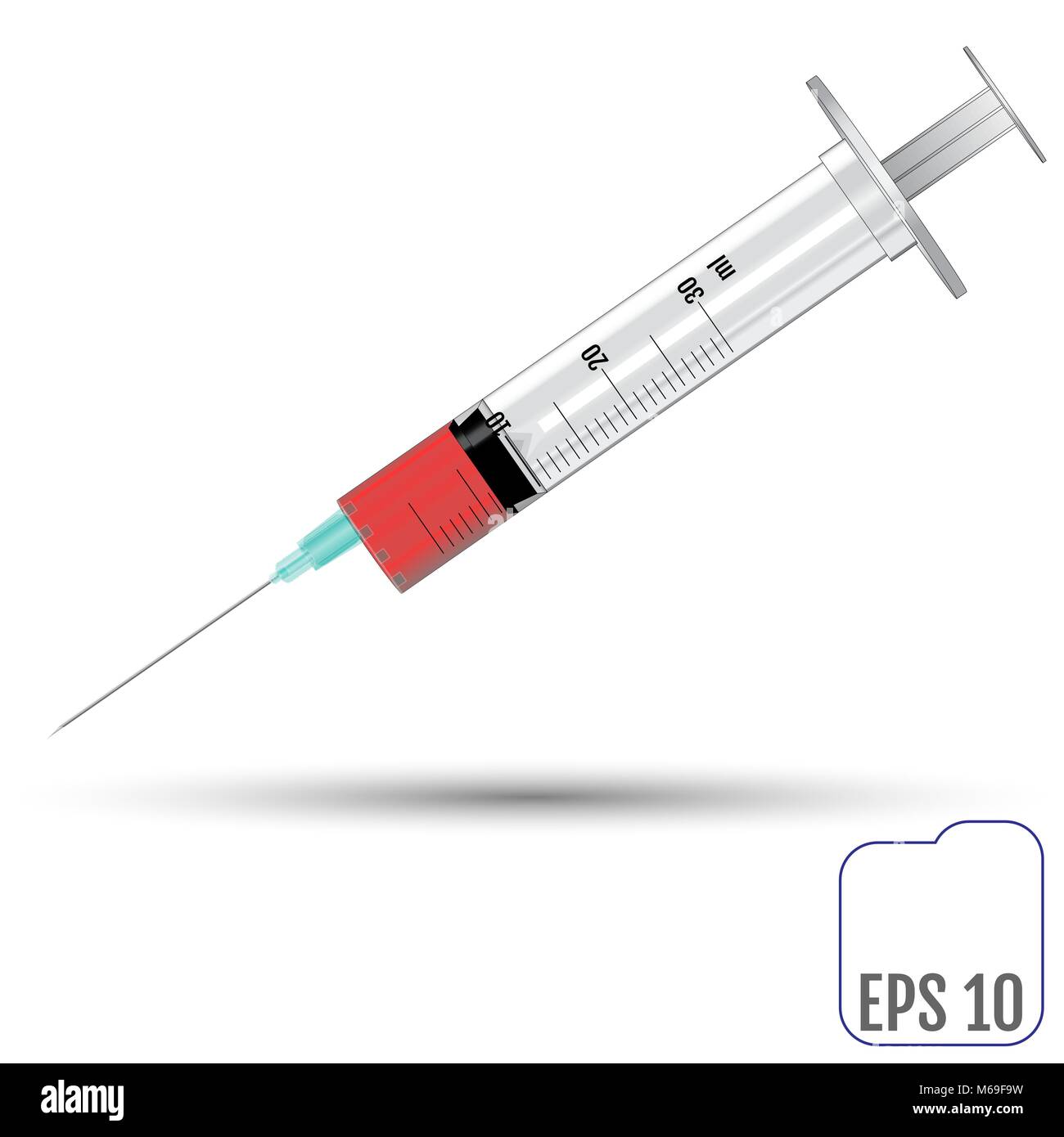 Clear plastic syringe Cut Out Stock Images & Pictures - Alamy