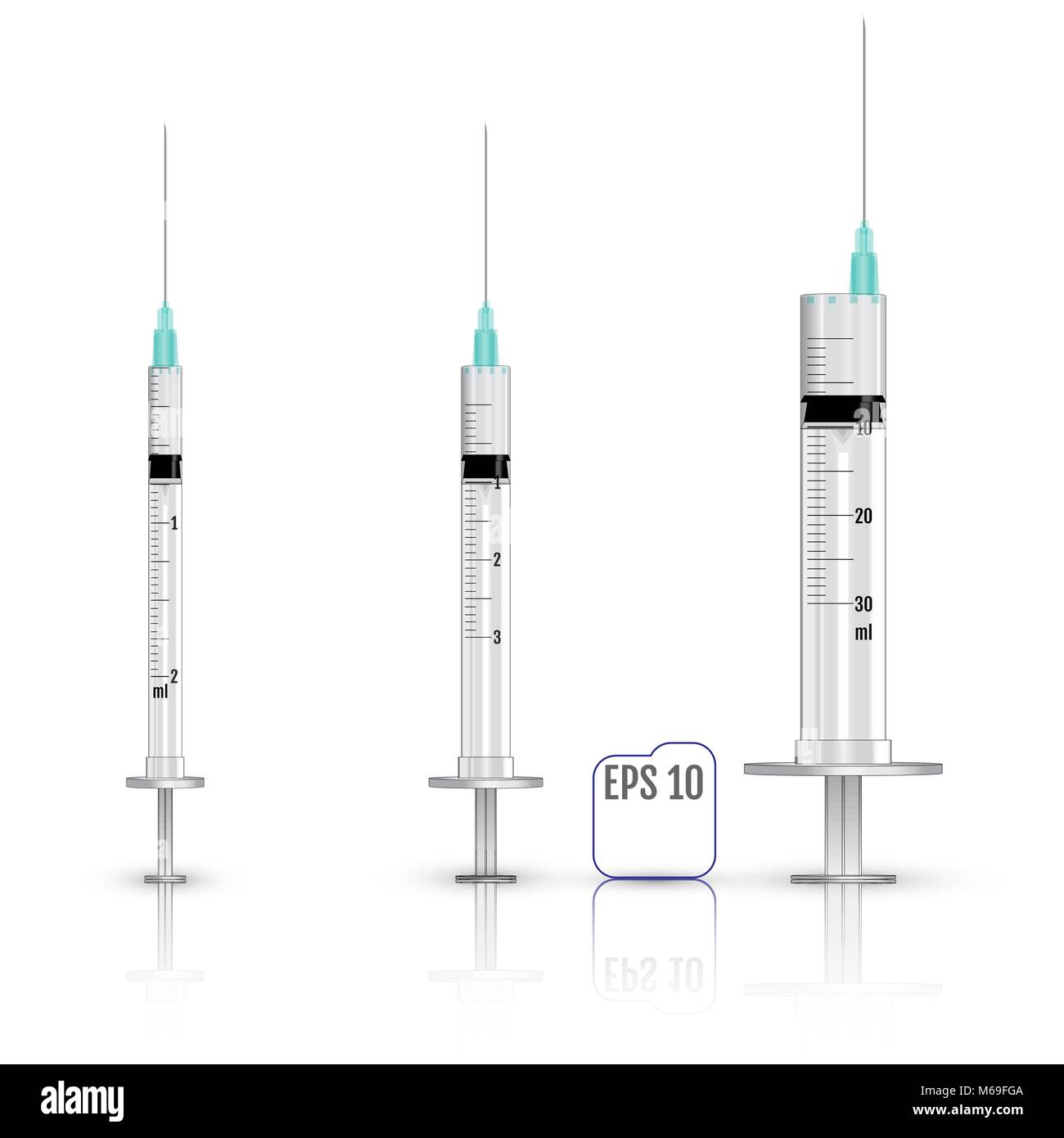 Single dose syringes Stock Vector Images - Alamy
