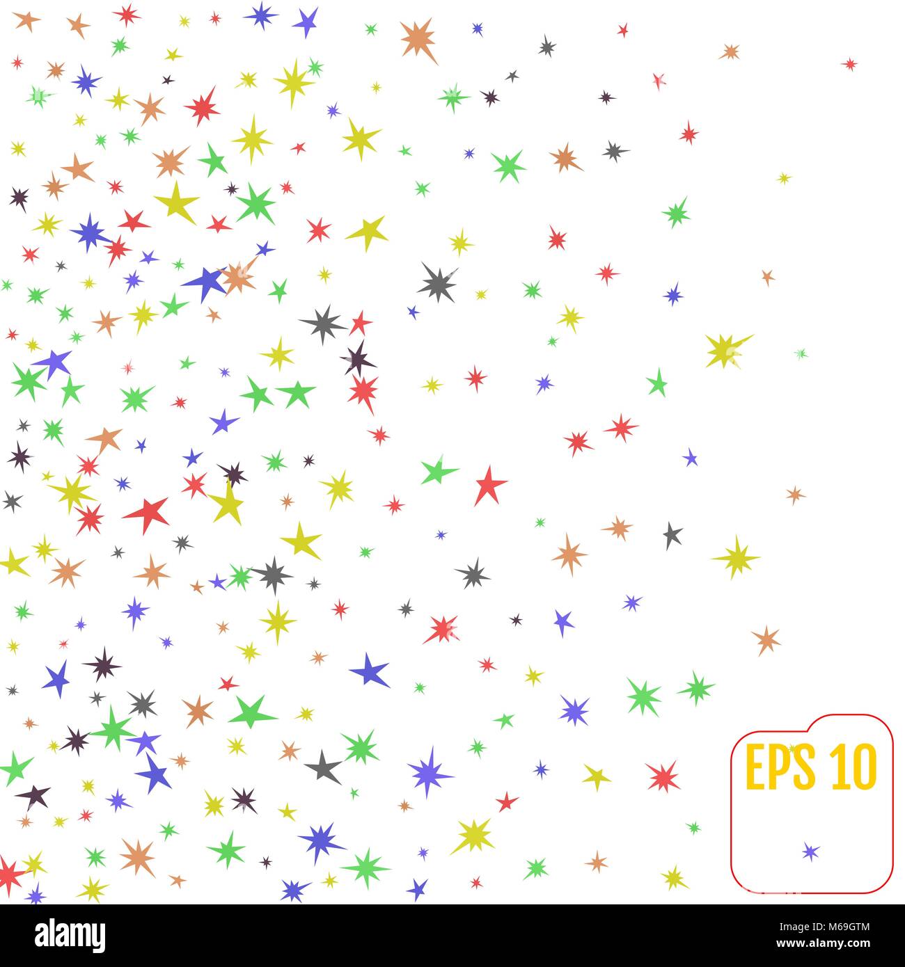 Tiny stars on white Stock Vector Images - Alamy