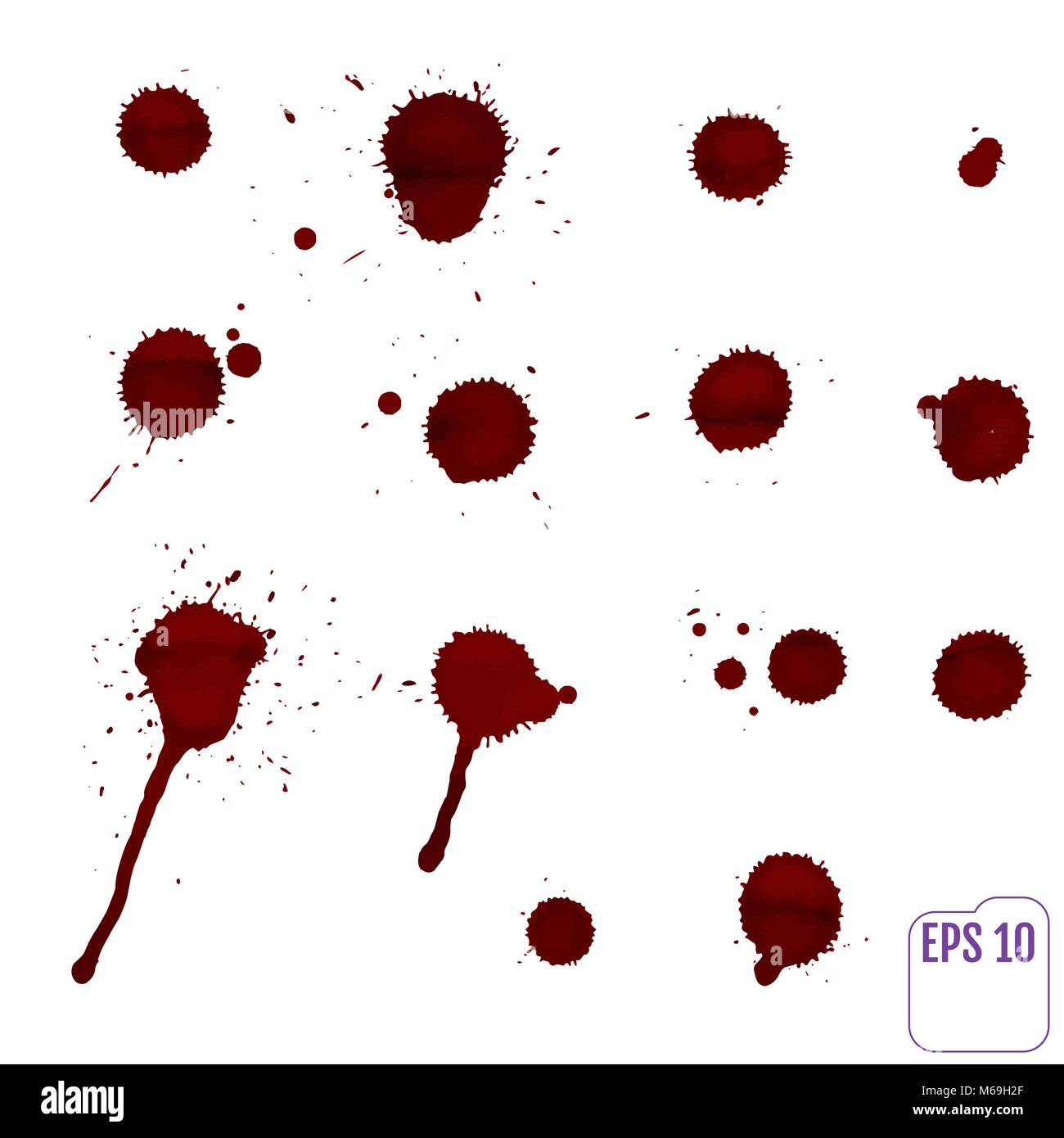 Real Dripping Blood Background