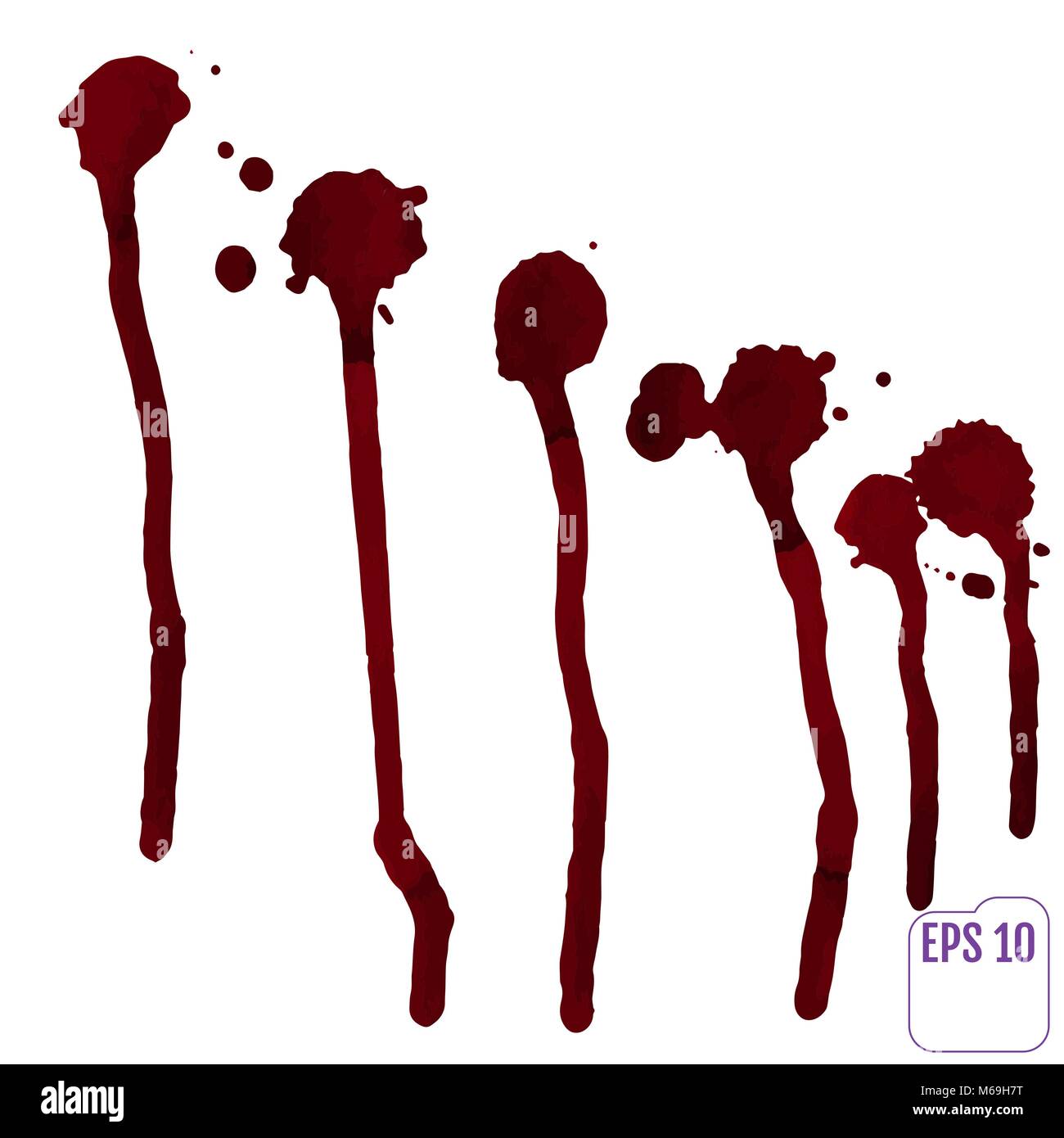 Paint splashed on wall Stock Vector Images - Alamy