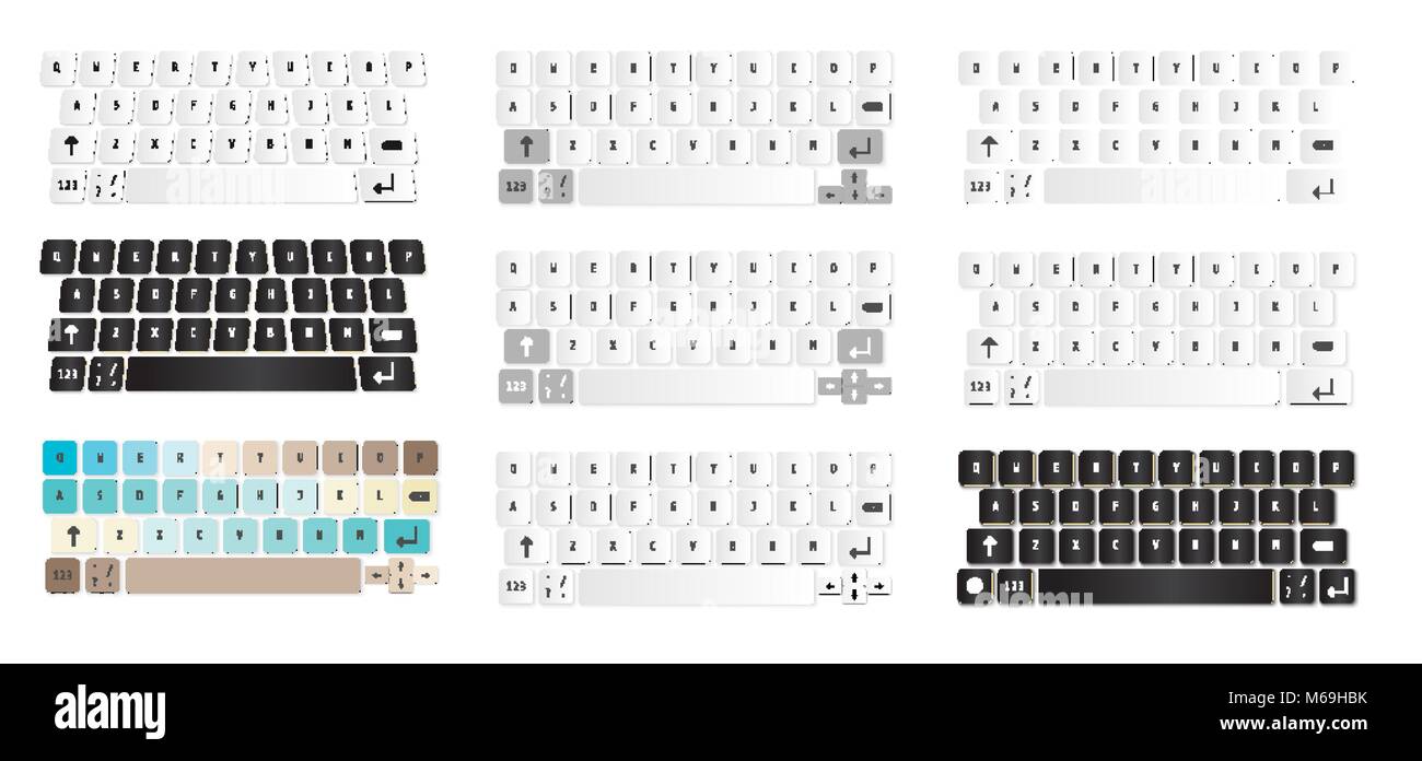 Pc keyboards Cut Out Stock Images & Pictures - Alamy