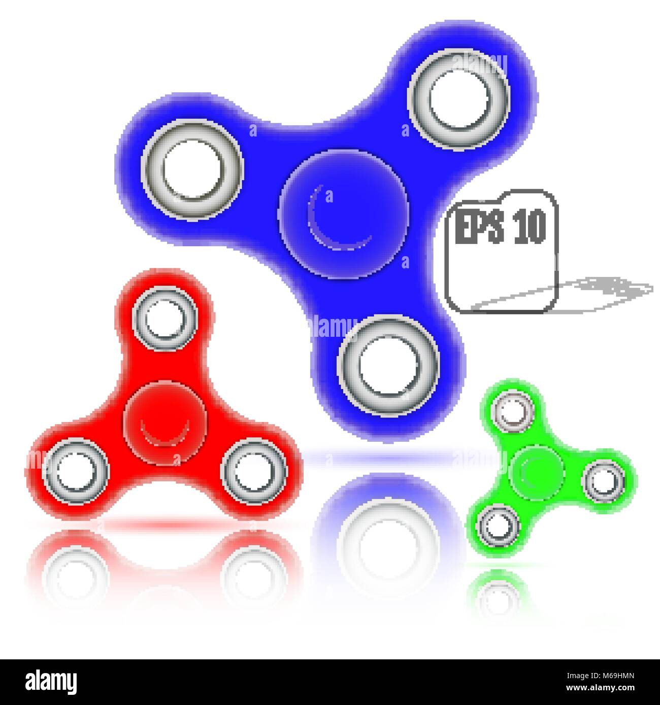 Fidget spinners Stock Vector Images - Alamy
