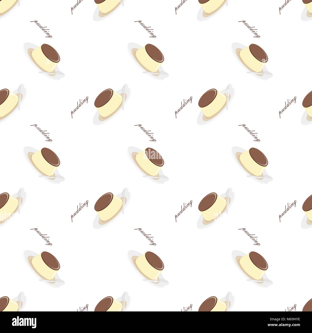 Vector seamless background image colorful tea time sweet dessert ...