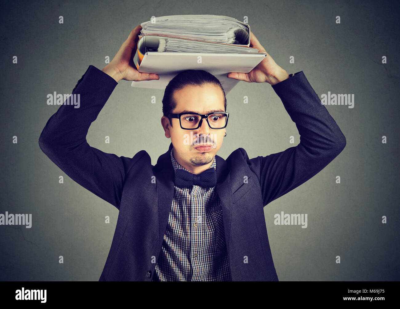 Working long hours in office hi-res stock photography and images - Alamy