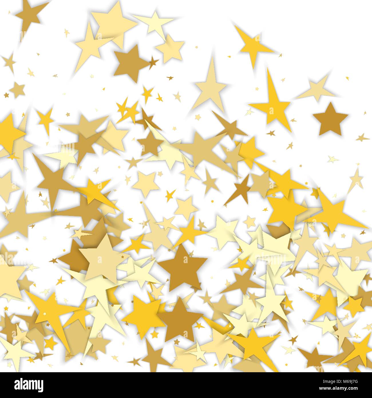 Lots of gold stars Stock Vector Images - Alamy
