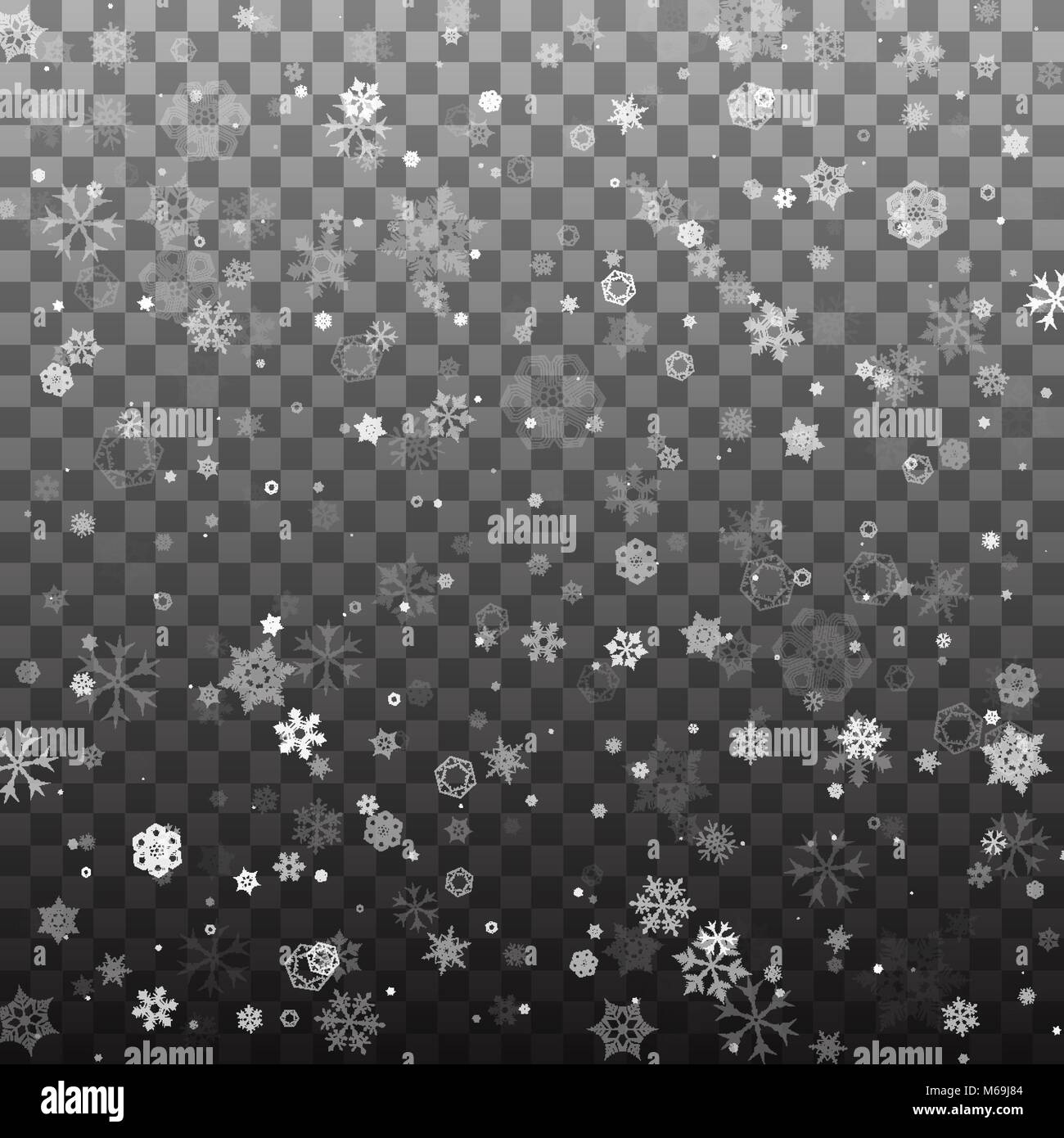 Snowflake vector hi-res stock photography and images - Alamy