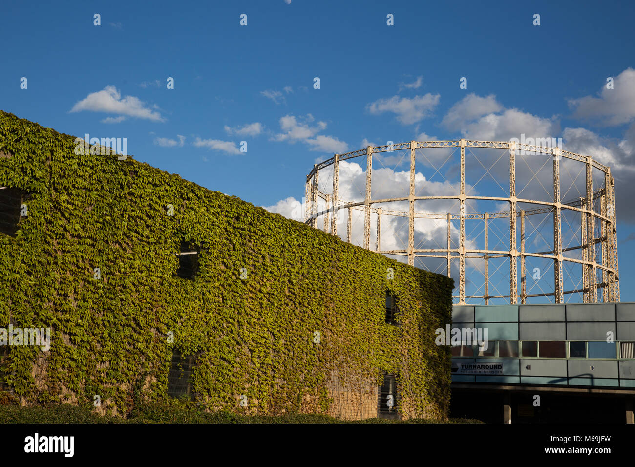 Gasometers, Hornsey Gas Holders, Wood Green London, Decomissioned Stock ...