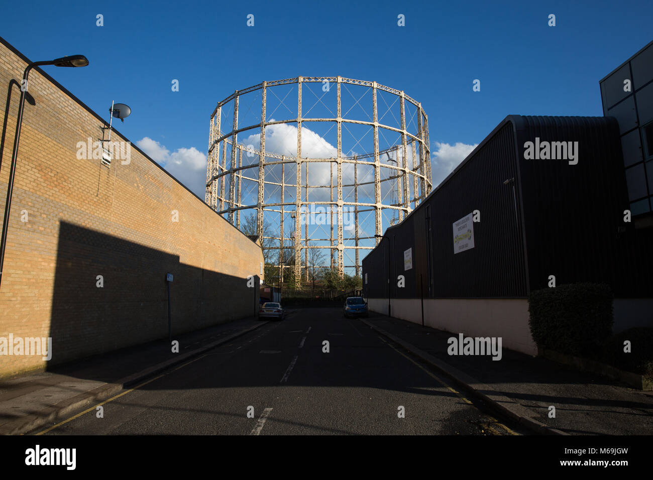 Gasometers, Hornsey Gas Holders, Wood Green London, Decomissioned Stock ...