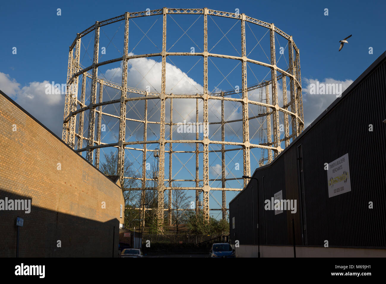 Gasometers, Hornsey Gas Holders, Wood Green London, Decomissioned Stock ...