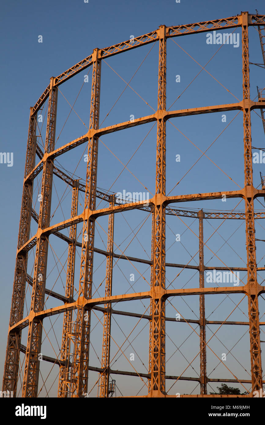Gasometers, Hornsey Gas Holders, Wood Green London, Decomissioned Stock ...