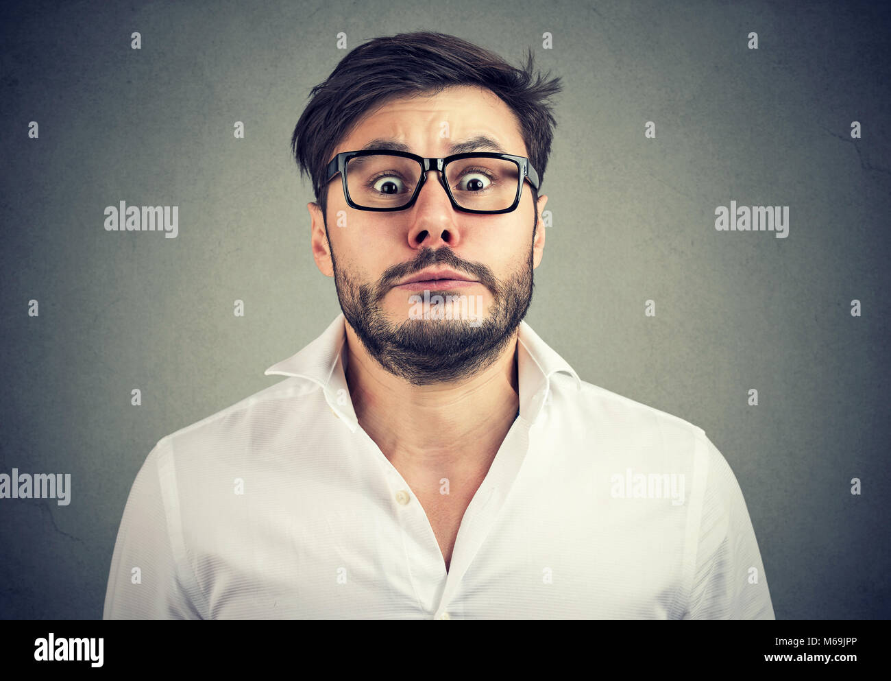 Man emotion feeling expression attitude hi-res stock photography and ...