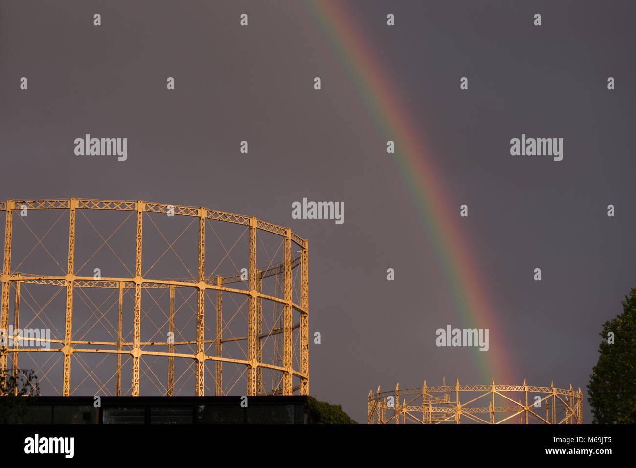 Gasometers, Hornsey Gas Holders, Wood Green London, Decomissioned Stock ...