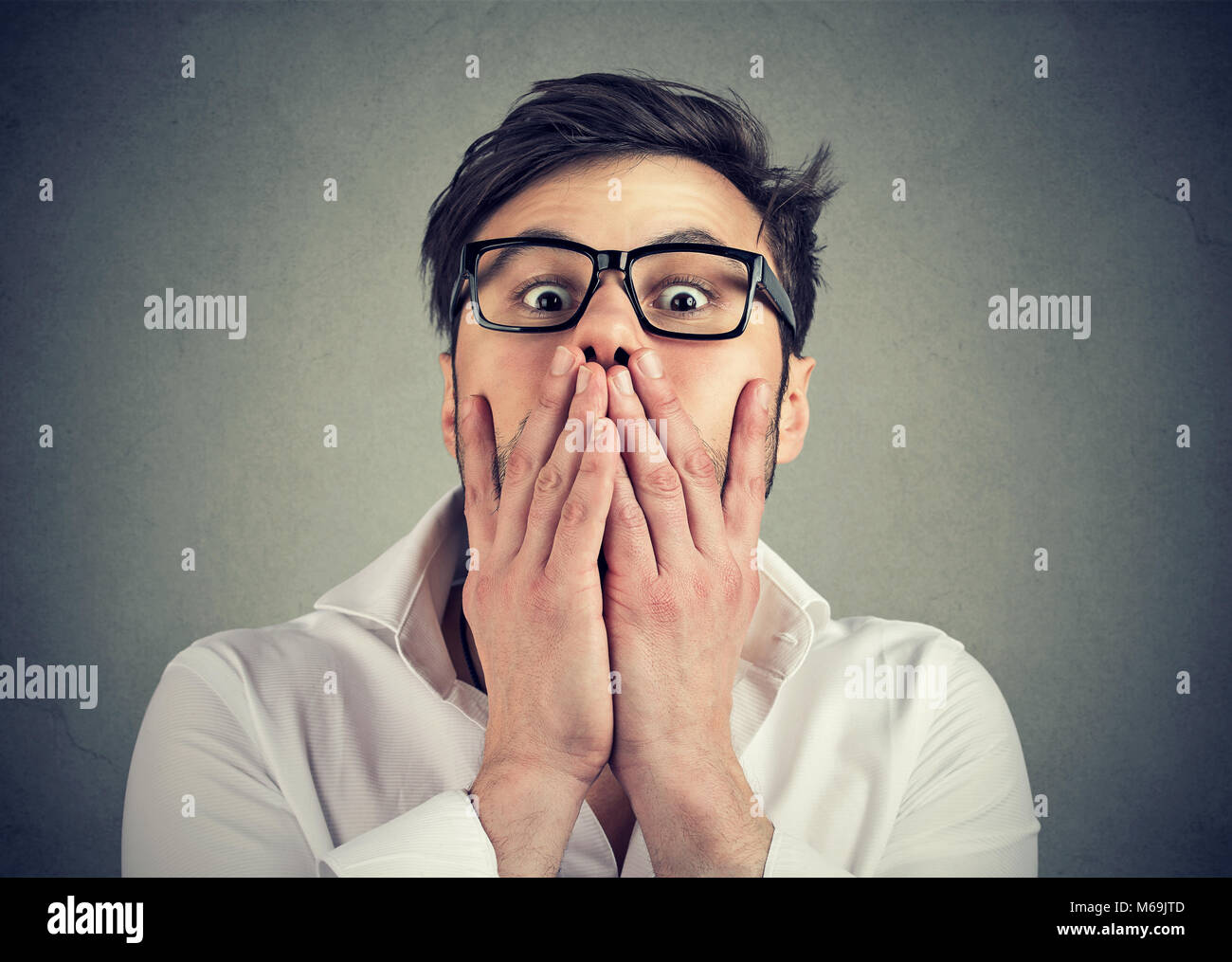 Coy expression hi-res stock photography and images - Alamy