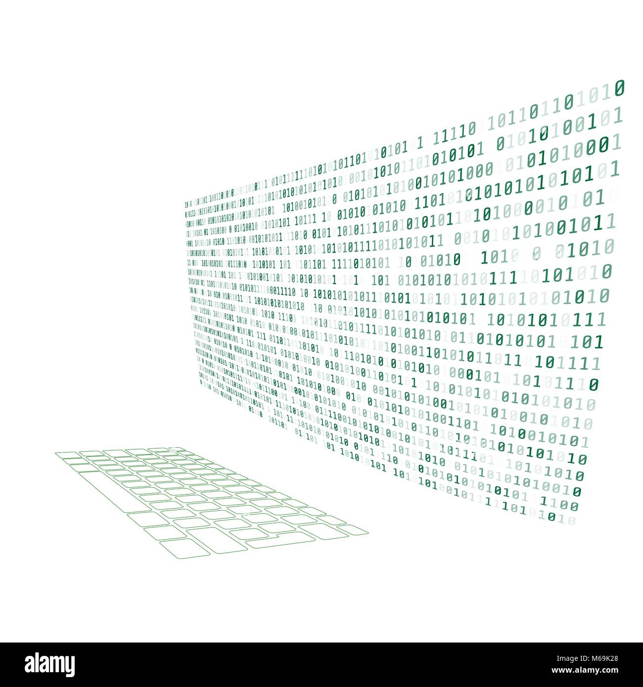 The matrix green screen Cut Out Stock Images & Pictures - Alamy