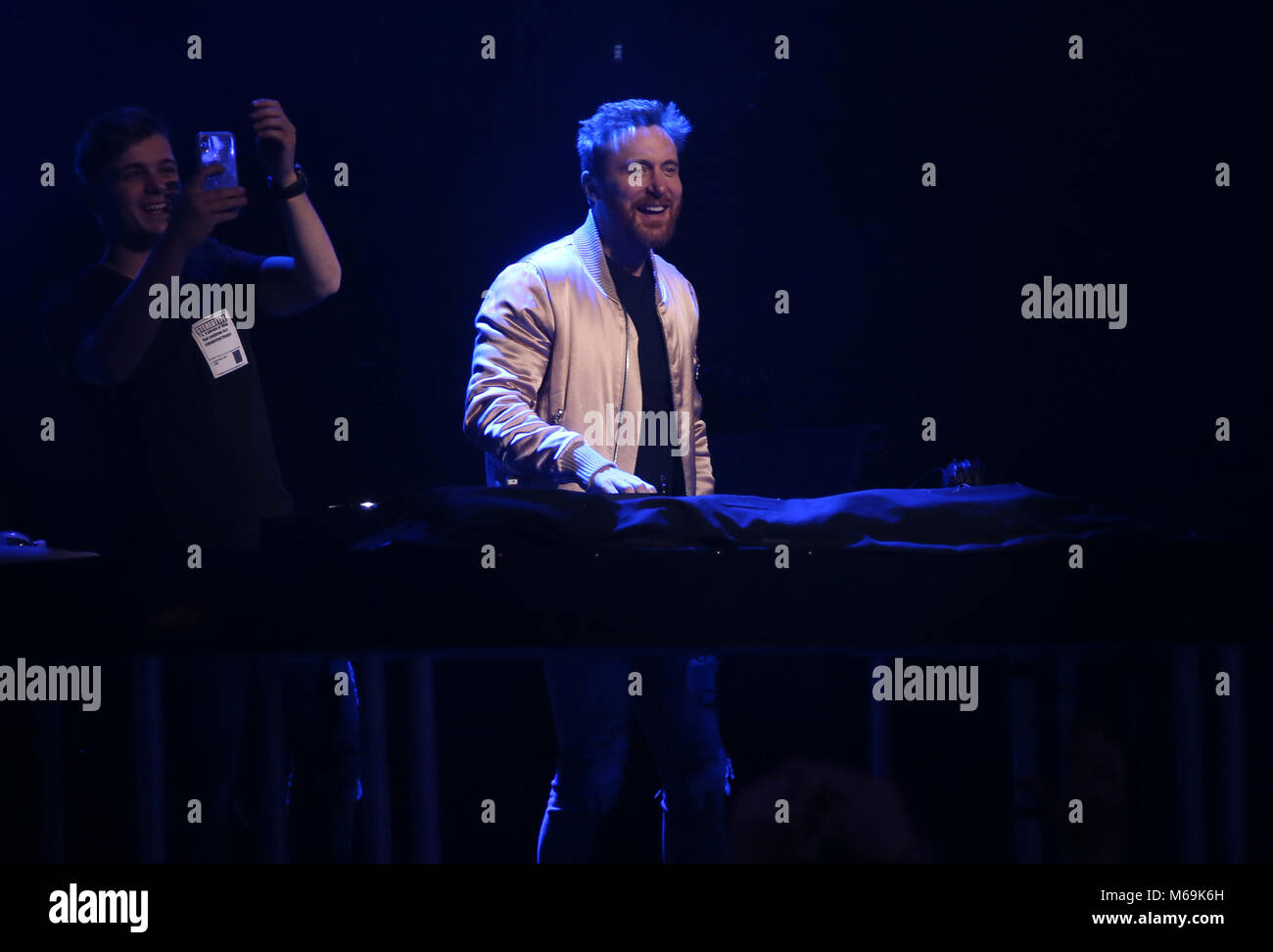 David Guetta performs at The Global Awards, a brand new awards show ...
