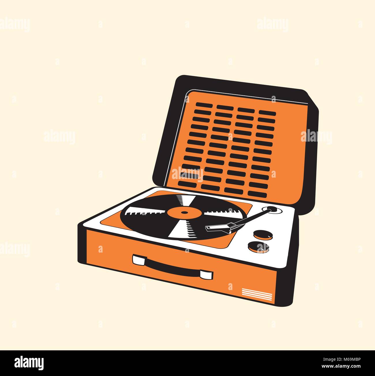 Vinyl record lp vintage Stock Vector Images - Alamy