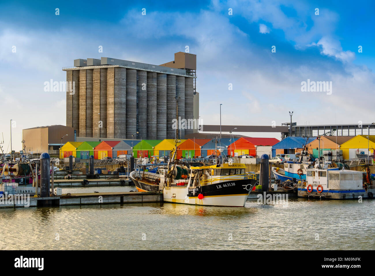 Port Atlantique, trade port, fishing boats. La Rochelle. Poiteau ...