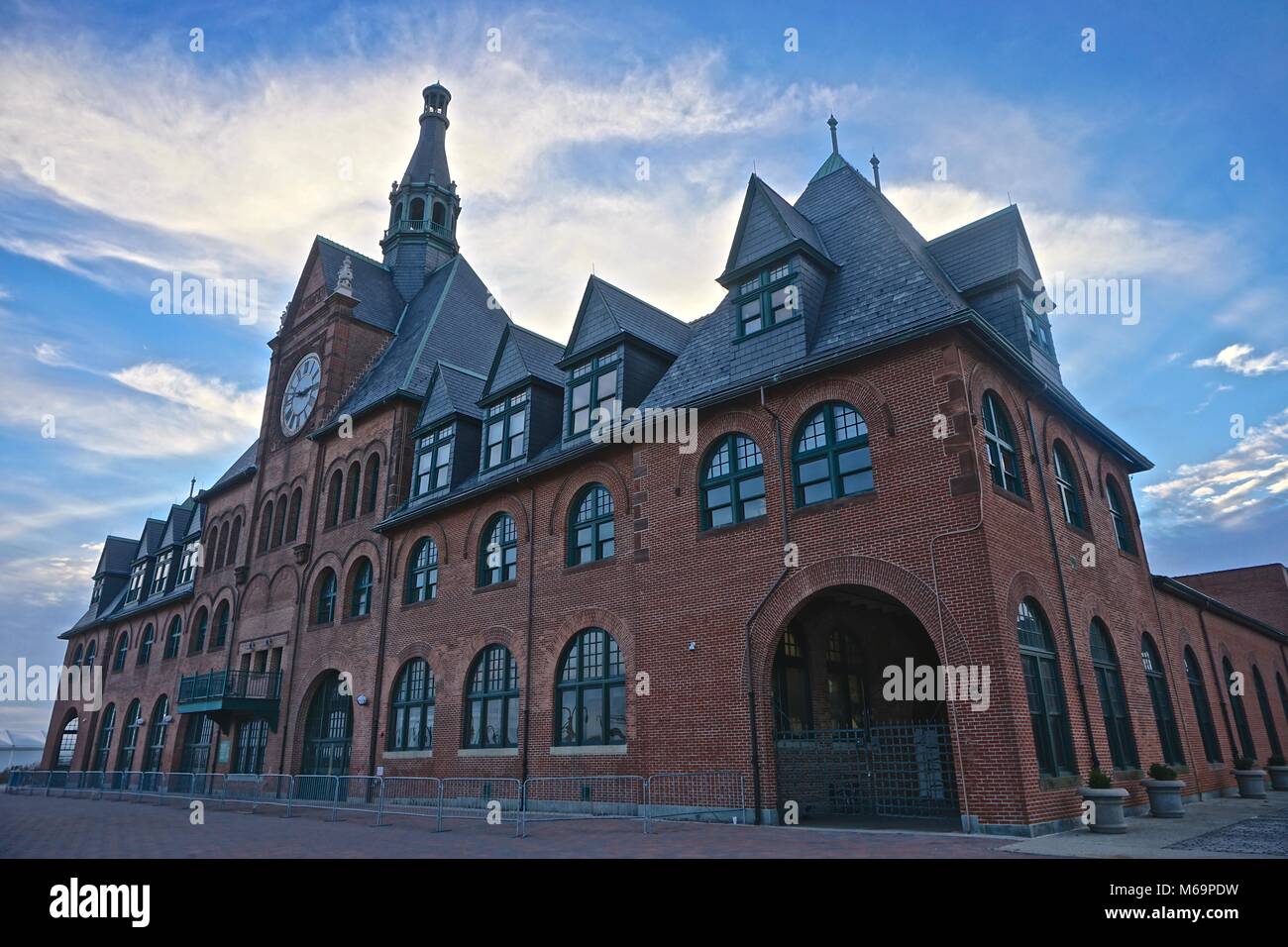 The Central Railroad of New Jersey Terminal building in Liberty State ...
