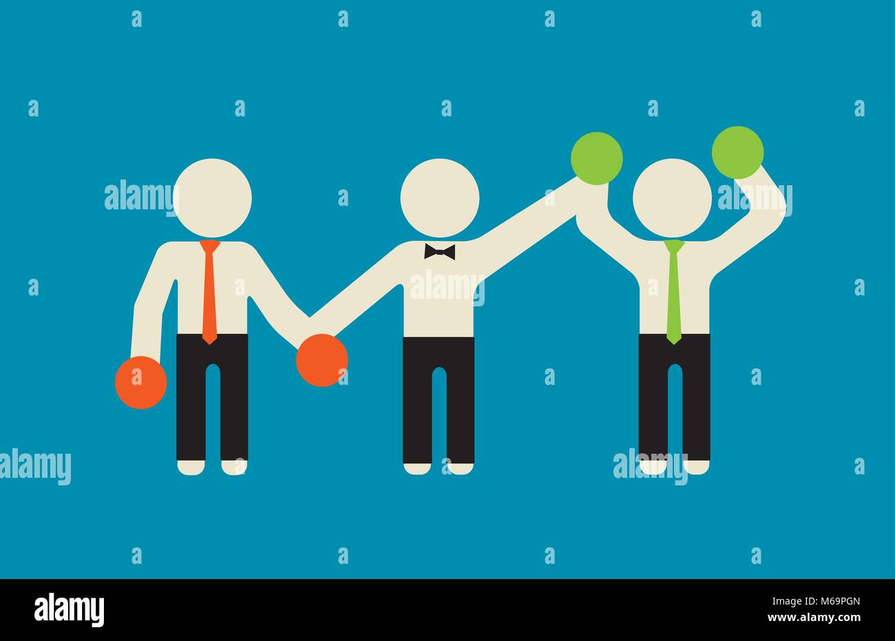 Boxing match Stock Vector Images - Alamy