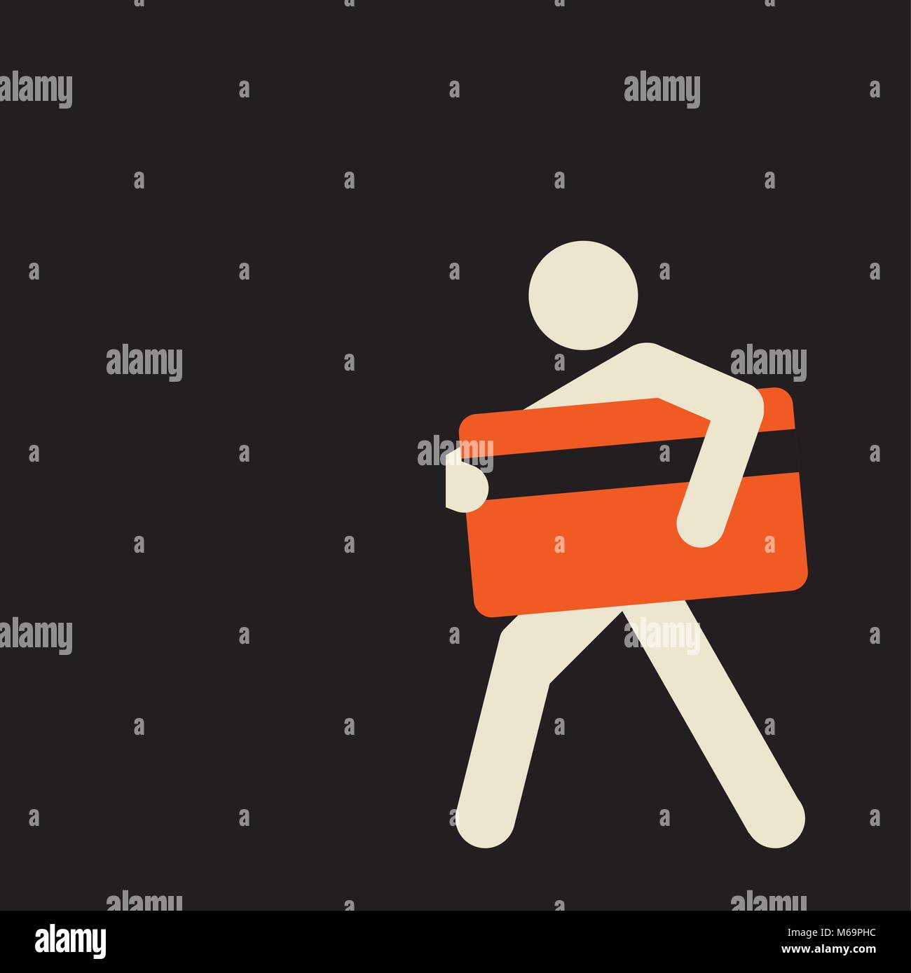 Man credit card fraud Stock Vector Images - Alamy