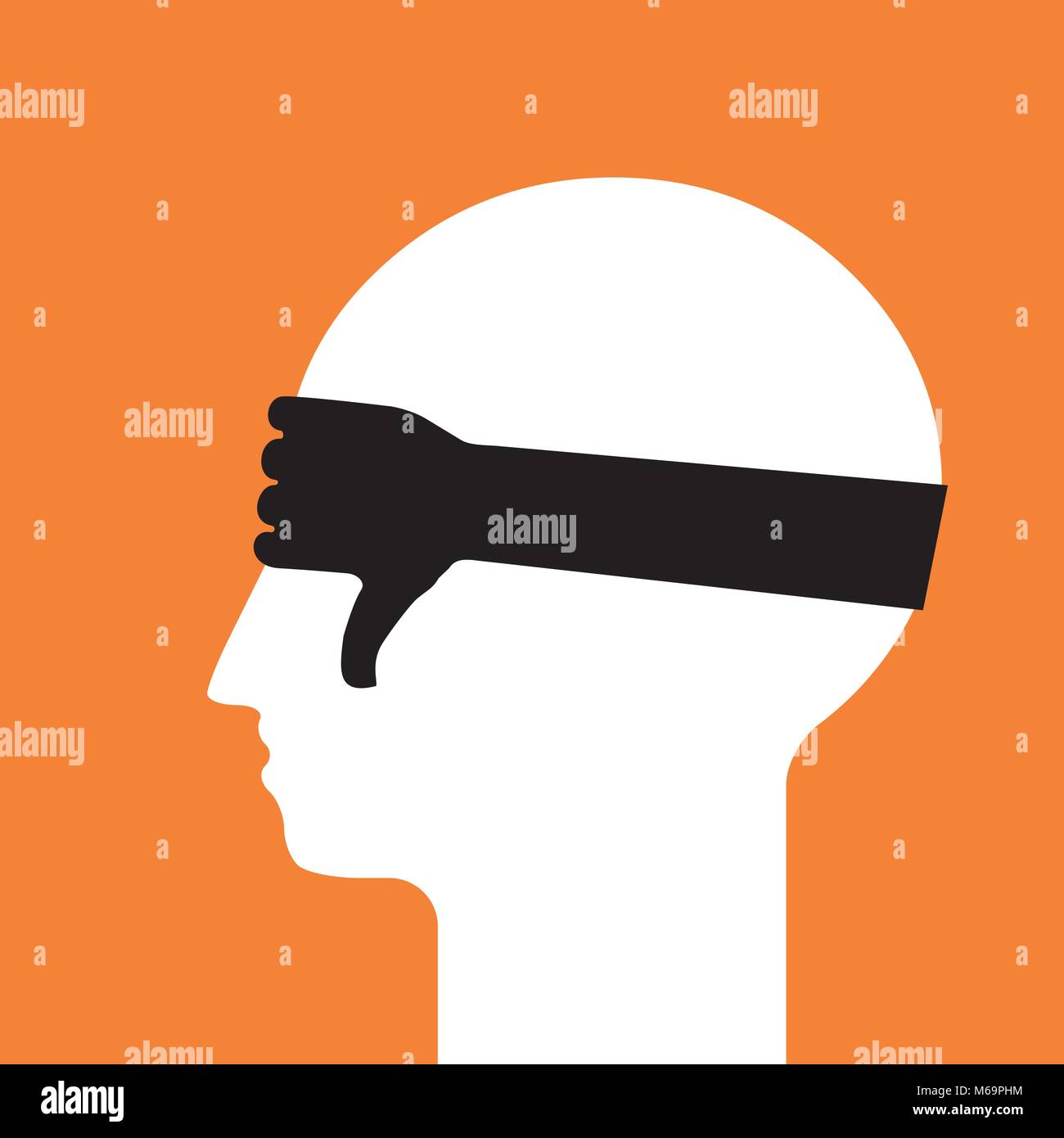 Denial down Stock Vector Images - Alamy