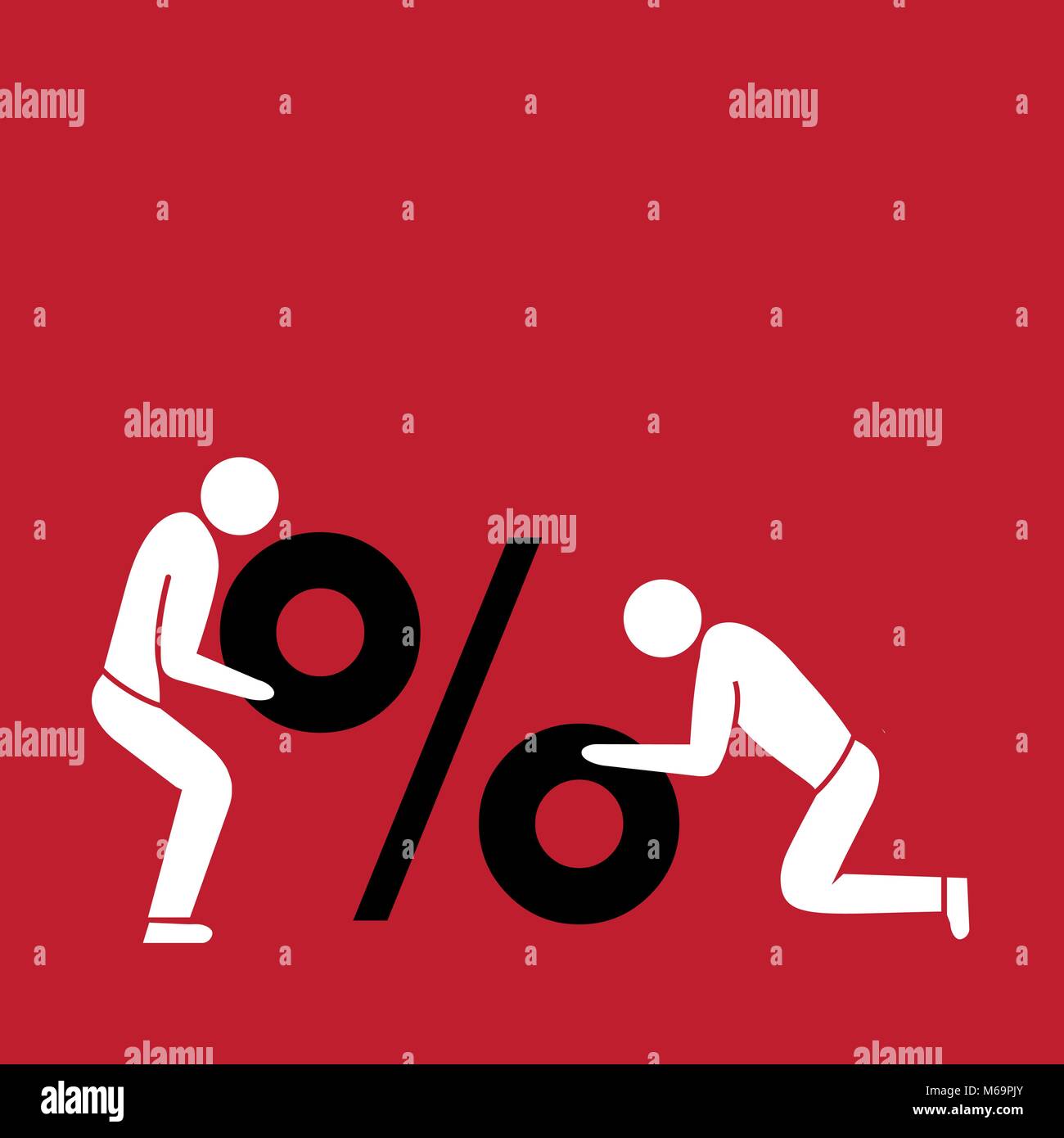 Percentage sign discount rate Stock Vector Images - Alamy