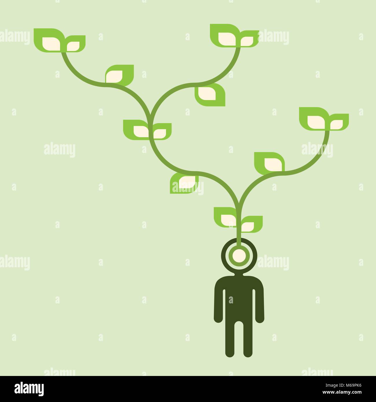 Think green Stock Vector Images - Alamy