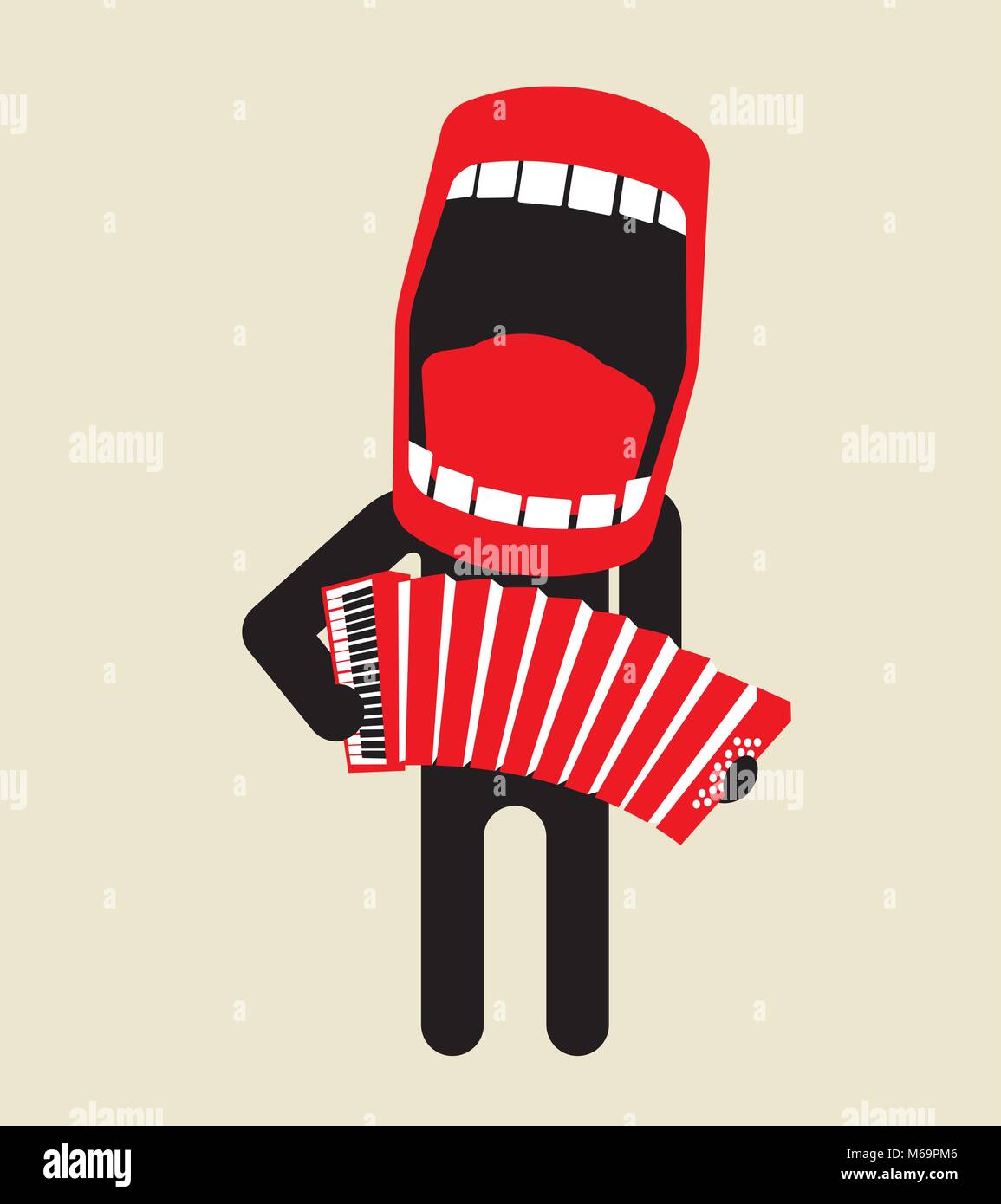 Crazy music Stock Vector Images - Alamy